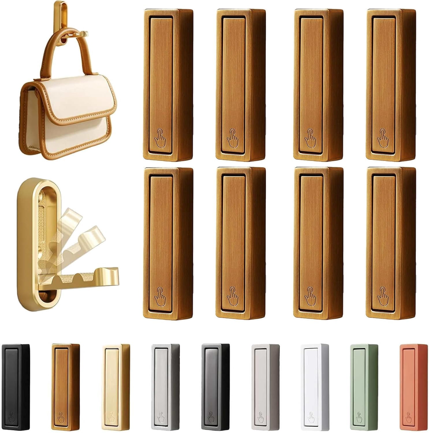 Foldable Hooks Wall Mount, Heavy Duty Flip Down Hook, Zinc Alloy ...