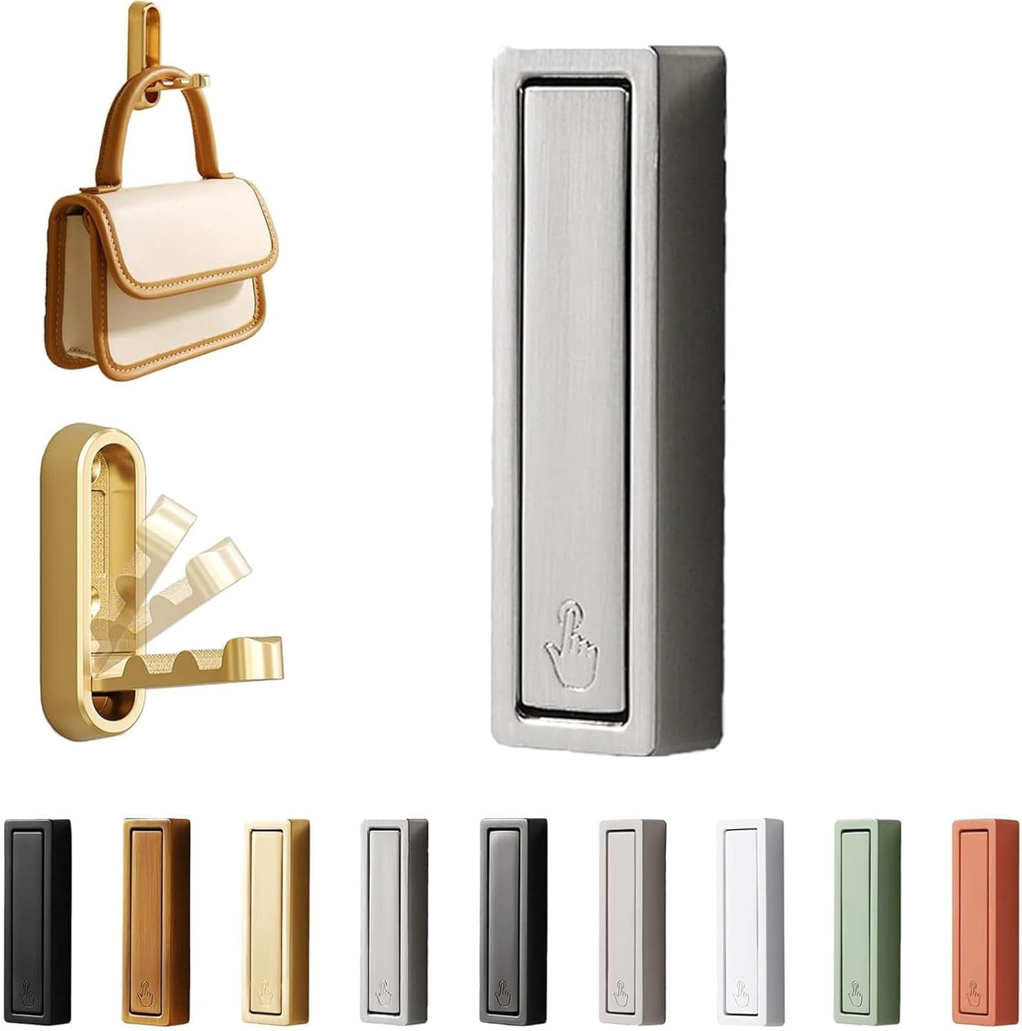 Foldable Hooks Wall Mount, Heavy Duty Flip Down Hook, Zinc Alloy ...