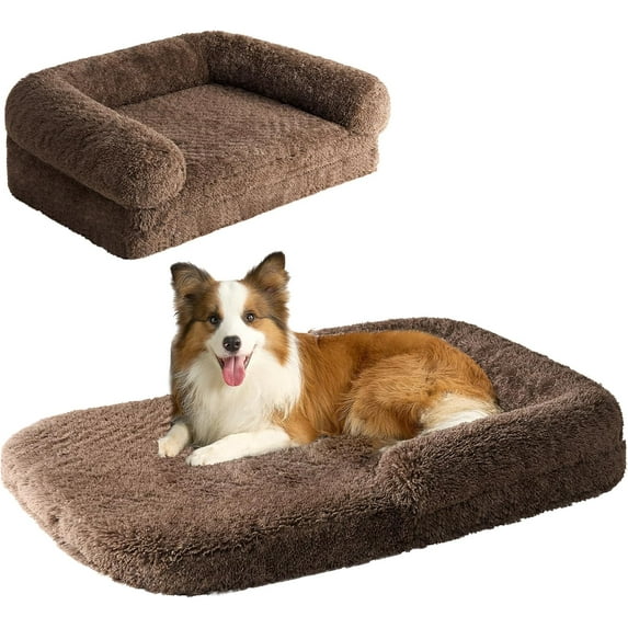 Foldable Human Dog Bed, 72"x44"x11" Orthopedic Memory Foam Human Sized ...