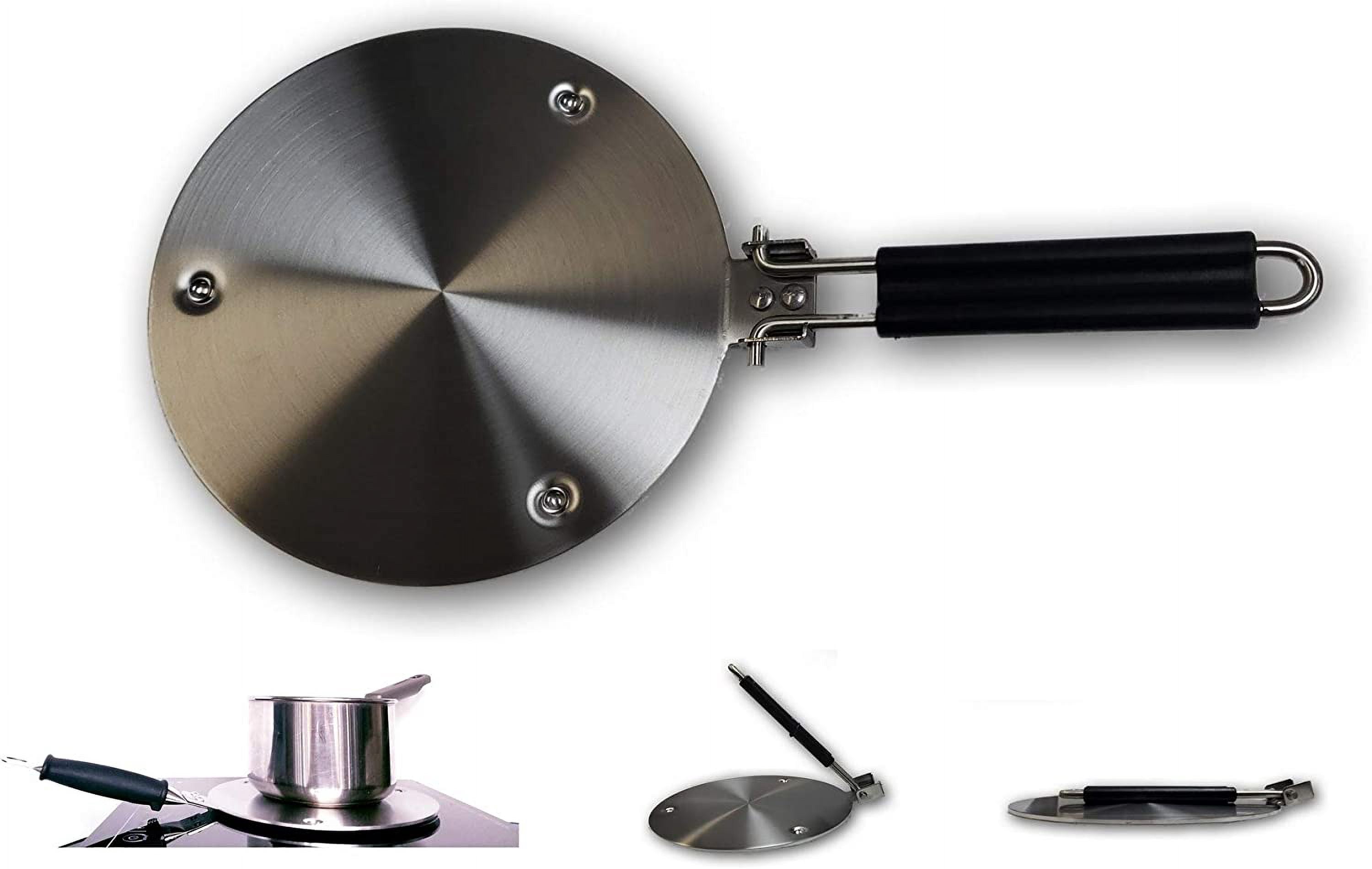 Foldable Induction Hob Heat Diffuser FOR LOW COOKING Stainless Steel ...