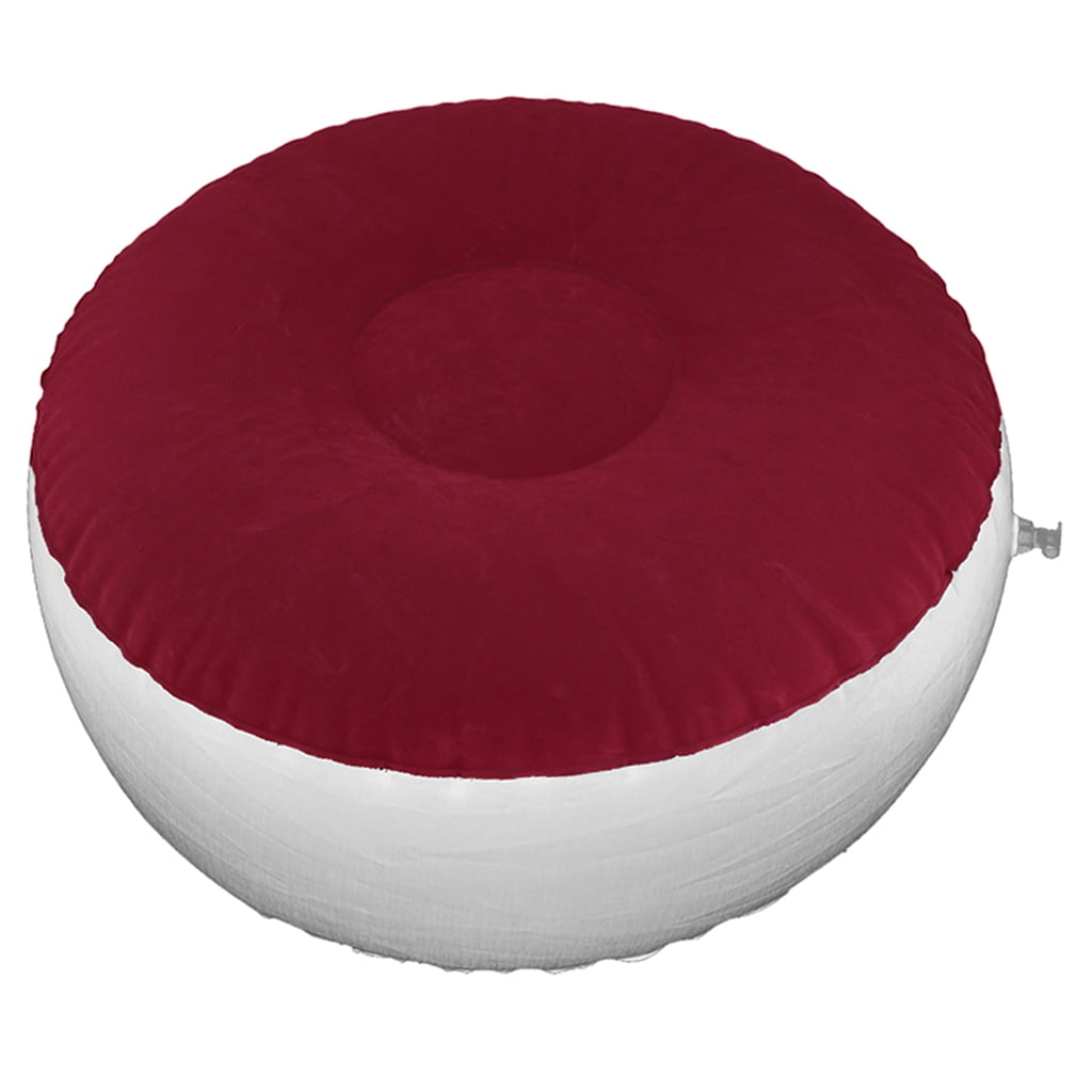 Foldable Inflatable Stool for Bedroom Bedside 24x13 Red - Walmart.com