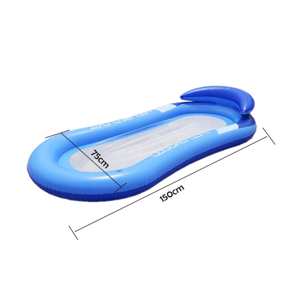 Foldable Inflatable Women Air Mattress Water Hammock Swimming Ring Kids ...