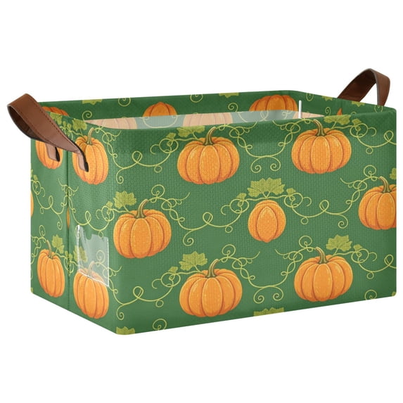 Foldable Iron Frame Open Home Storage Bins 16.9×11.4×10 Inch Waterproof ...