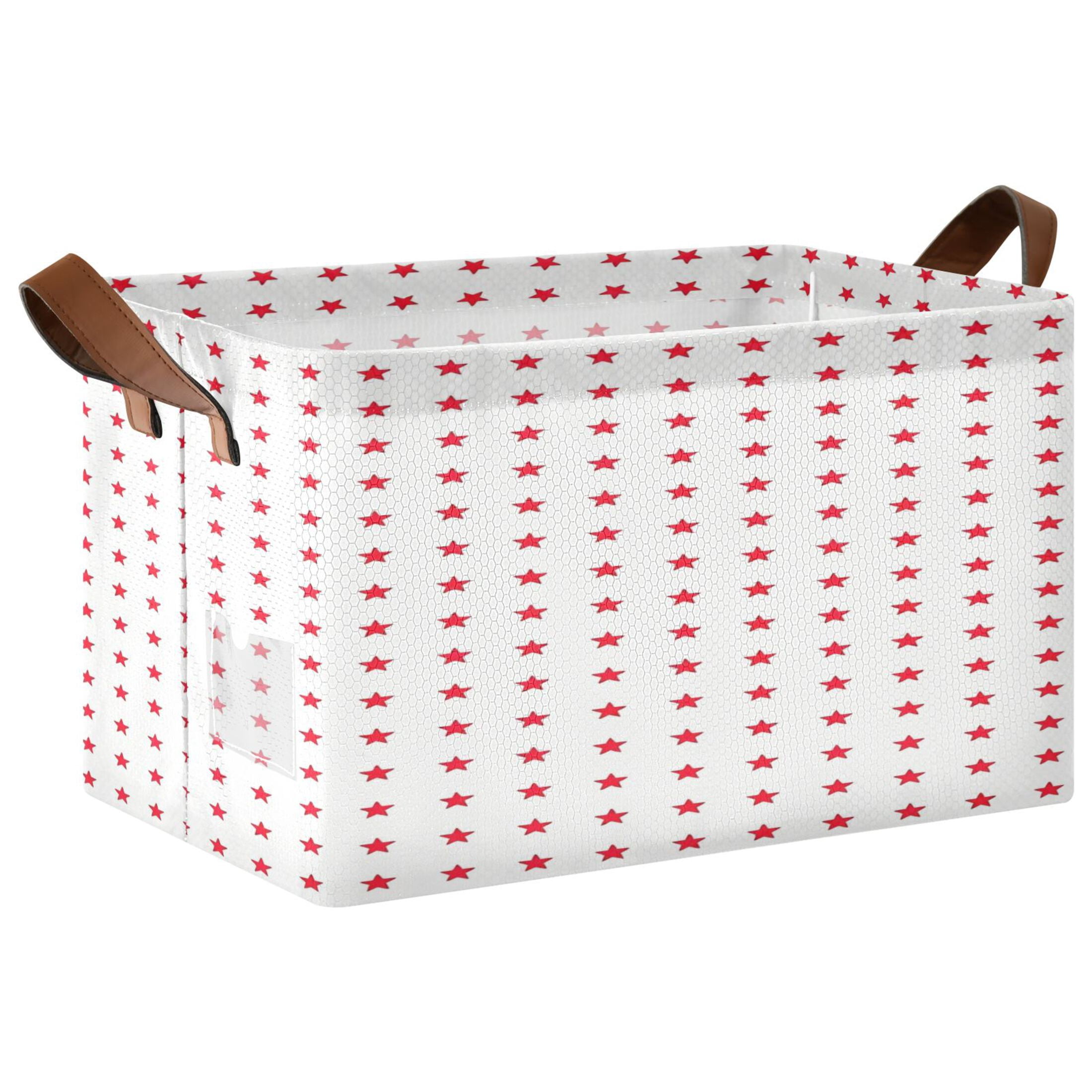 Foldable Iron Frame Open Home Storage Bins 16.9×11.4×10 Inch Waterproof ...