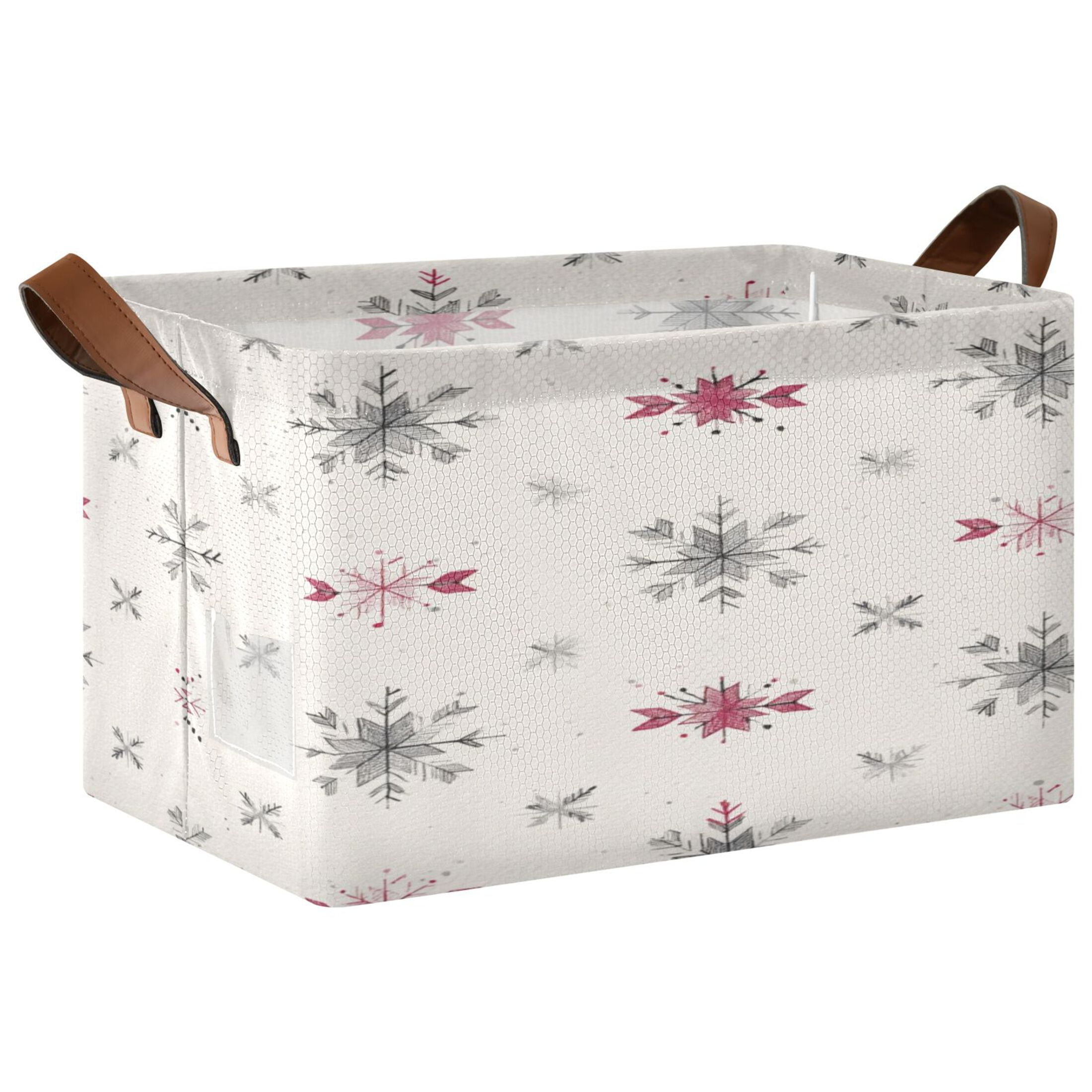 Foldable Iron Frame Storage Basket Open Basket Bins Versatile Organizer ...