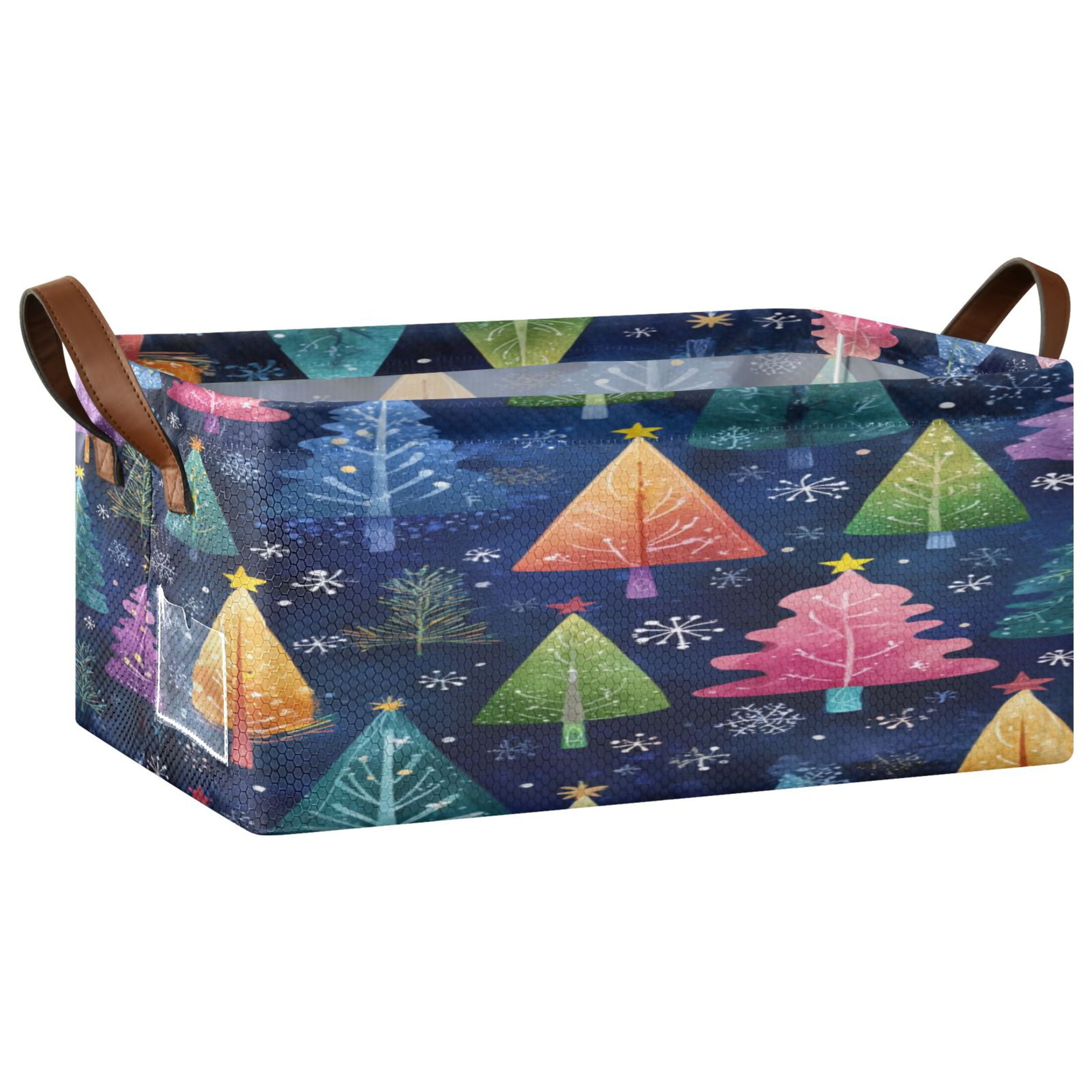 Foldable Iron Frame Storage Basket Open Basket Bins Versatile Organizer ...
