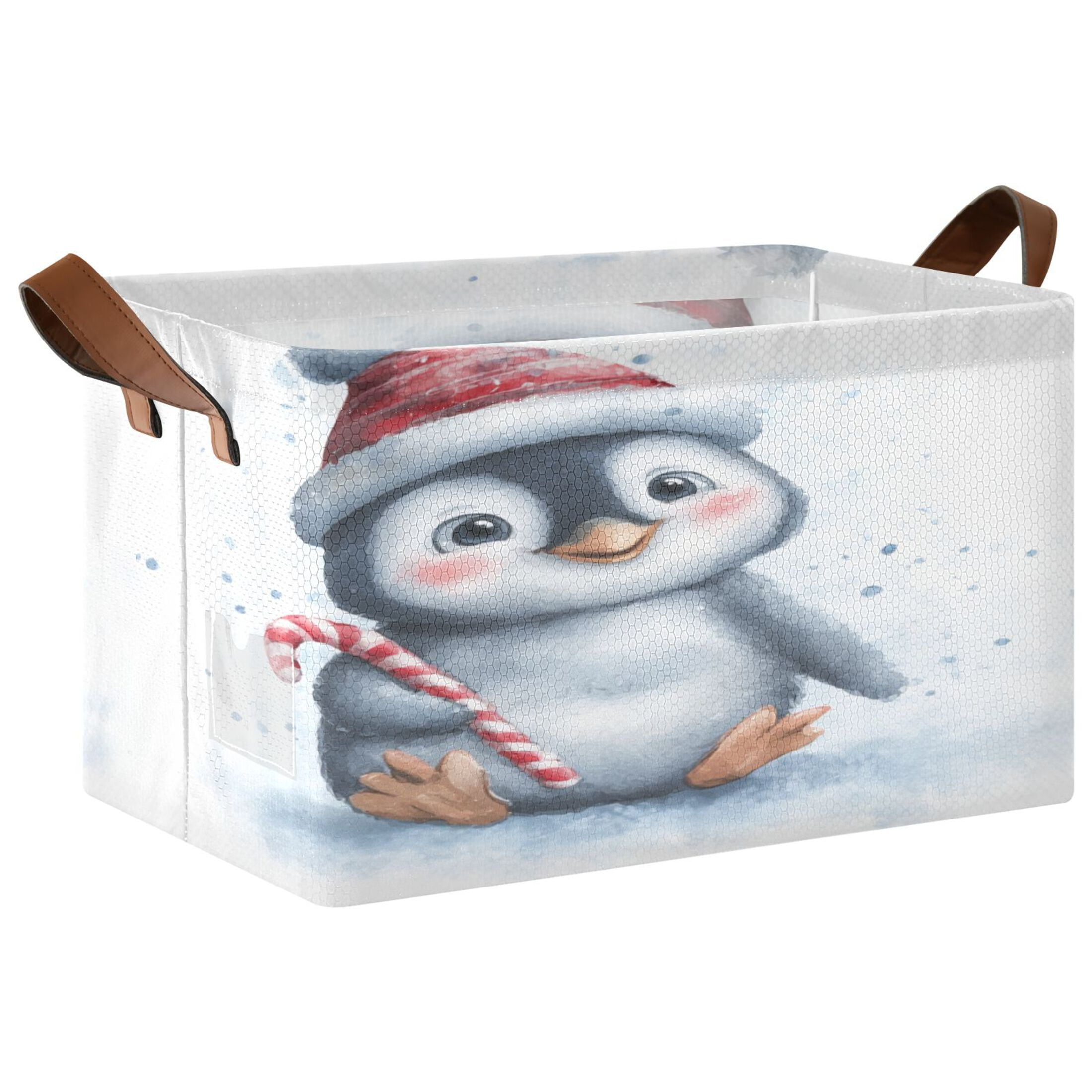 Foldable Iron Frame Storage Basket Open Basket Bins Versatile Organizer ...