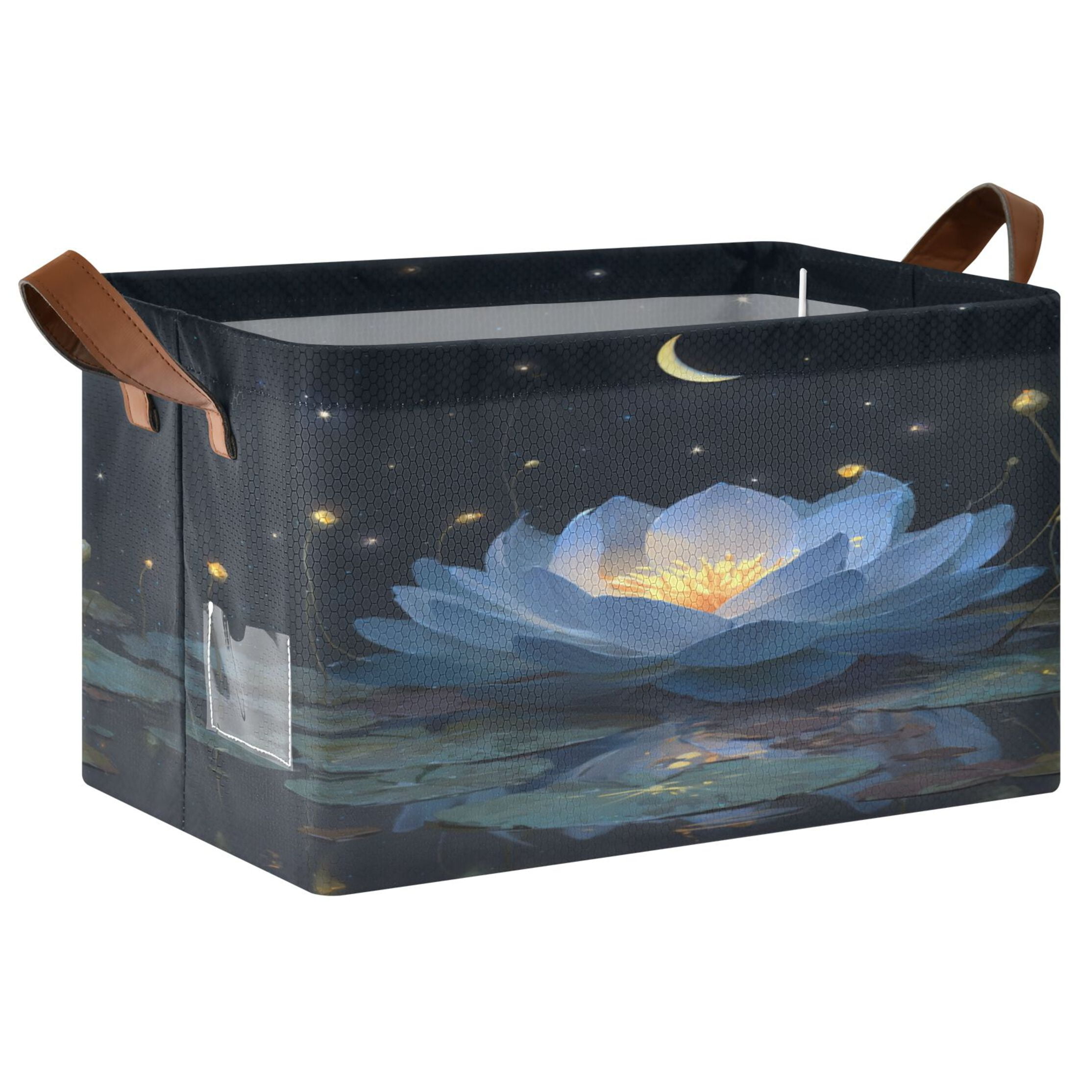 Foldable Iron Frame Storage Basket Open Basket Bins Versatile Organizer ...