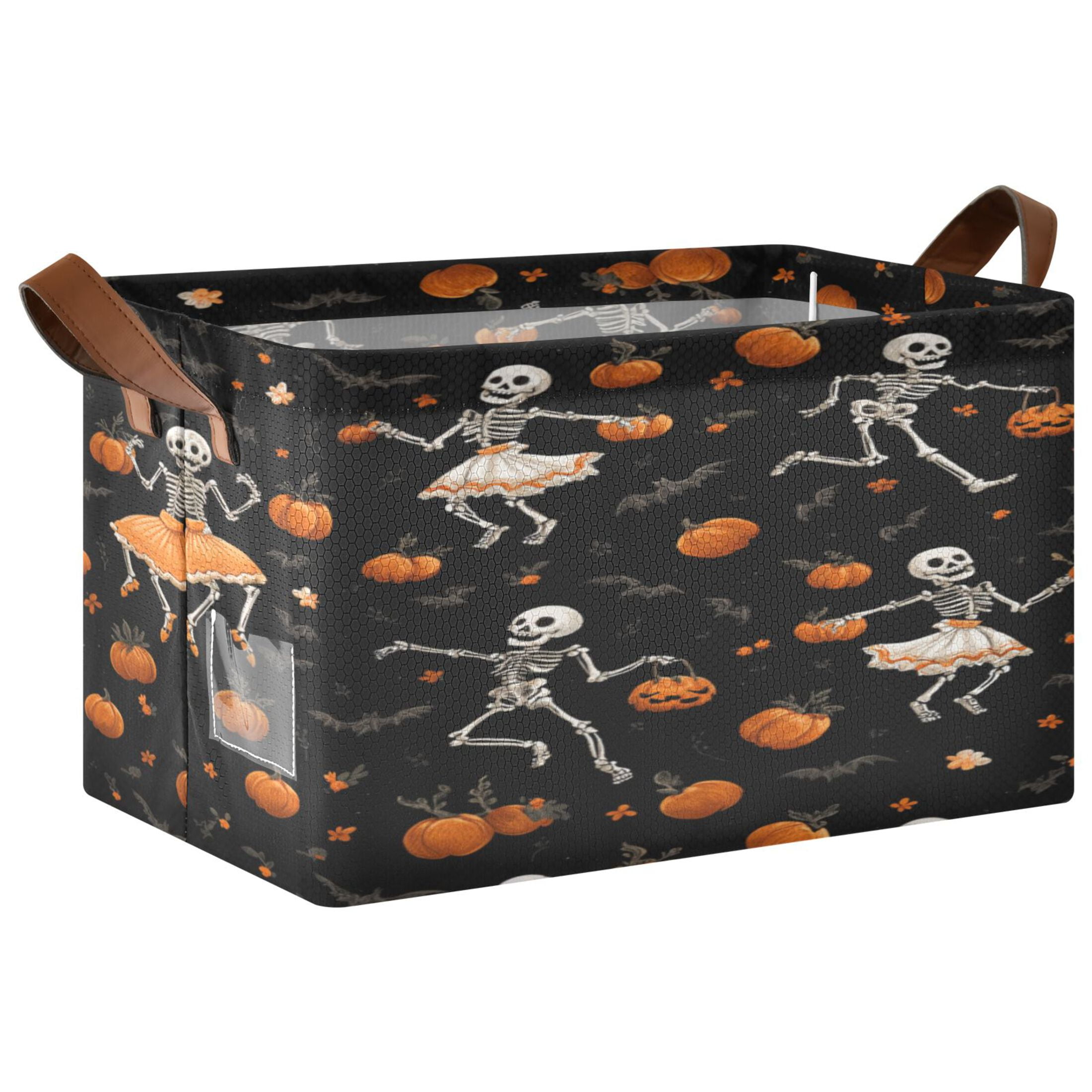 Foldable Iron Frame Storage Basket Open Basket Bins Versatile Organizer ...