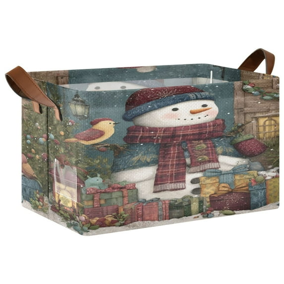 Foldable Iron Frame Storage Basket Open Basket Bins Versatile Organizer ...