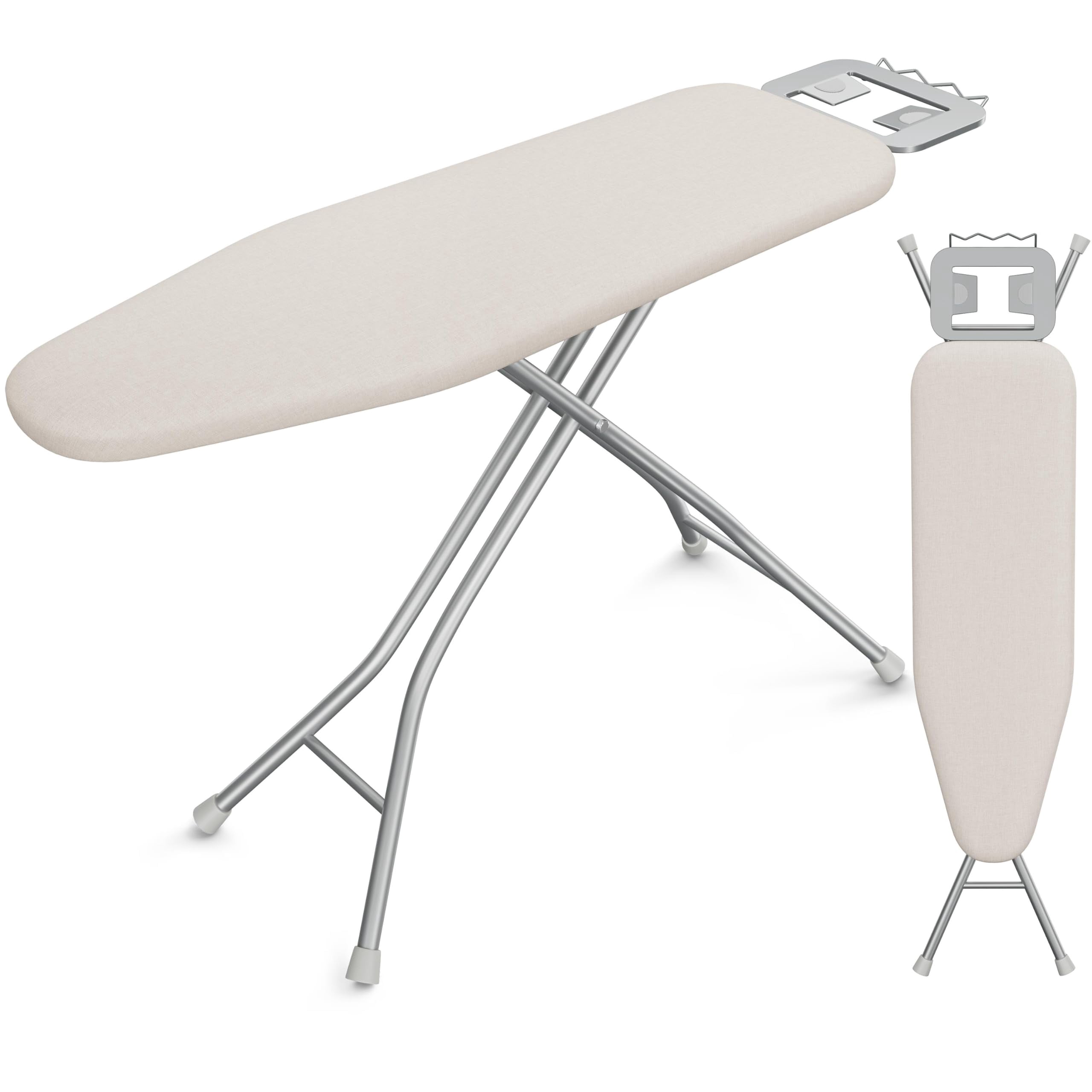 Foldable Ironing Board, Heavy Duty Iron Board with 9 Adjustable Heights ...