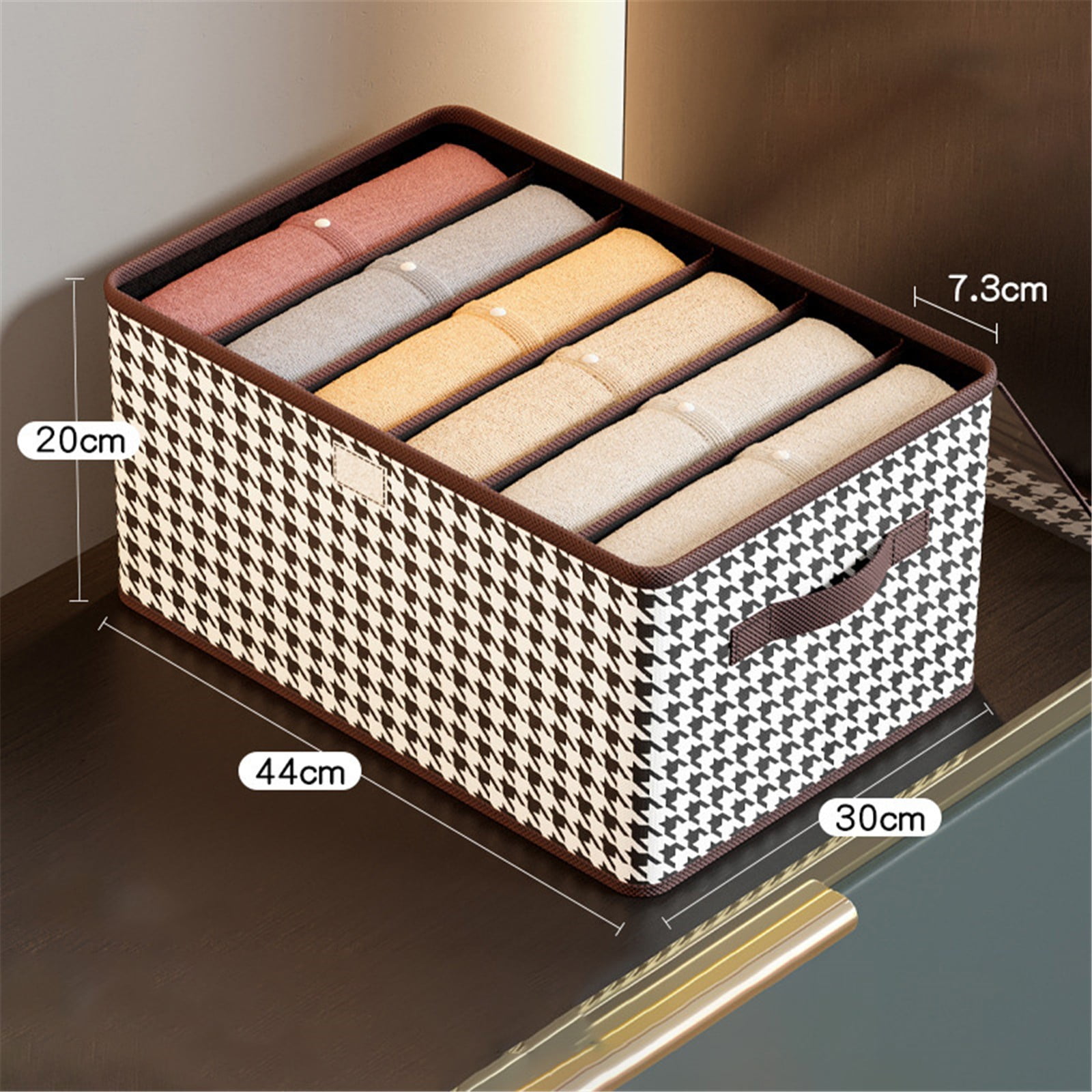 Foldable Jeans Organizer For Closet Wardrobe Jeans Storage Box With ...