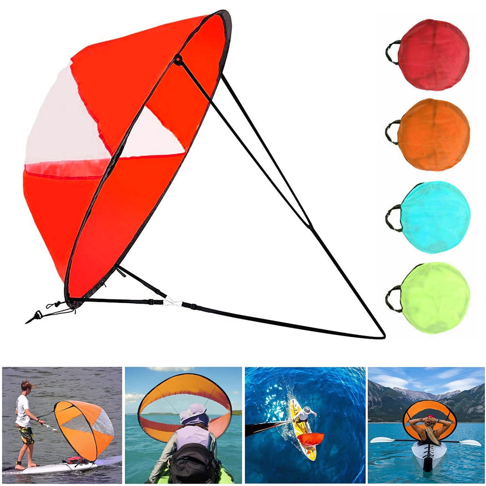 Foldable Kayak Boat Wind Sail Summer Surfing Wind Paddle Kayak Sail ...