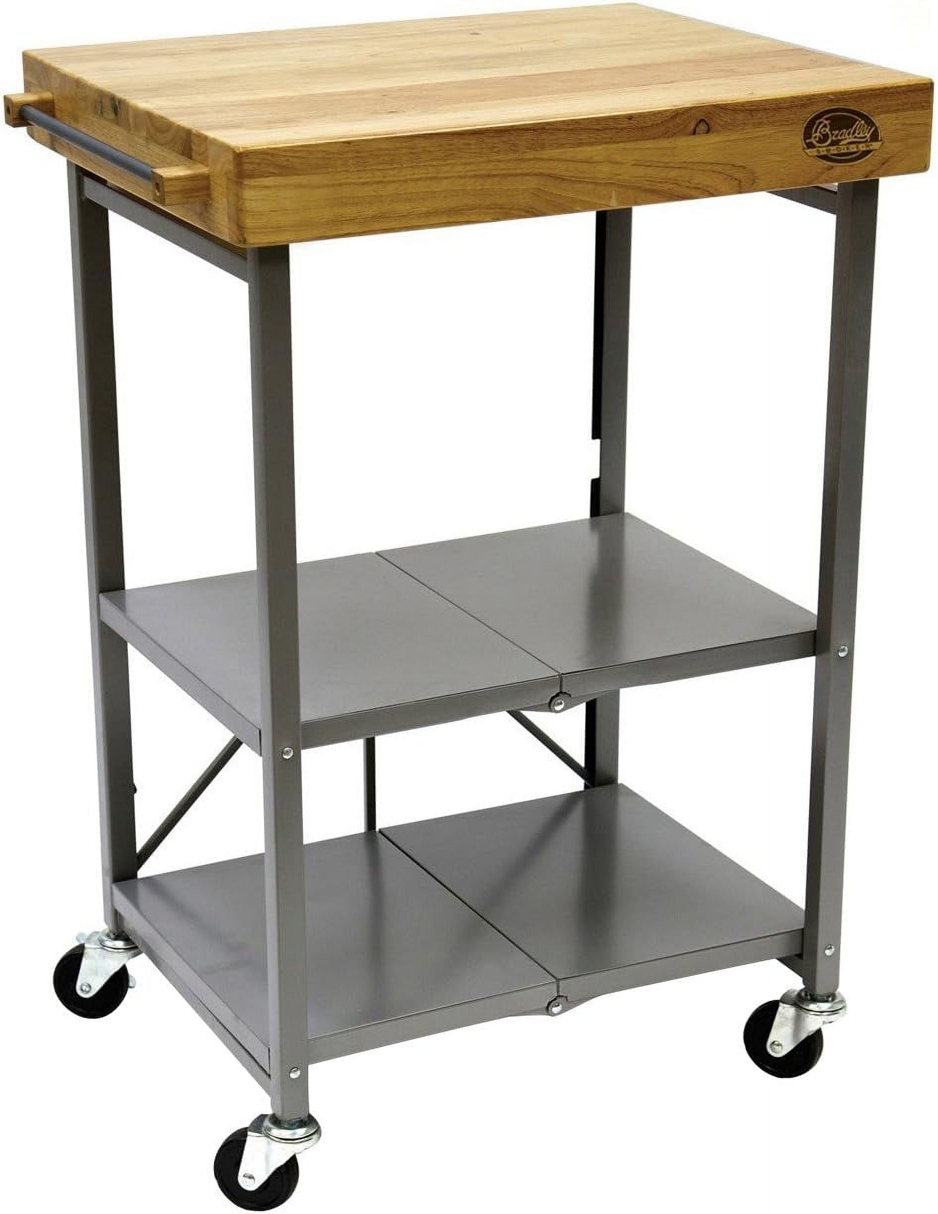 Foldable Kitchen Cart St, 3-Tier Utility Trolley On Wheels - Walmart.com