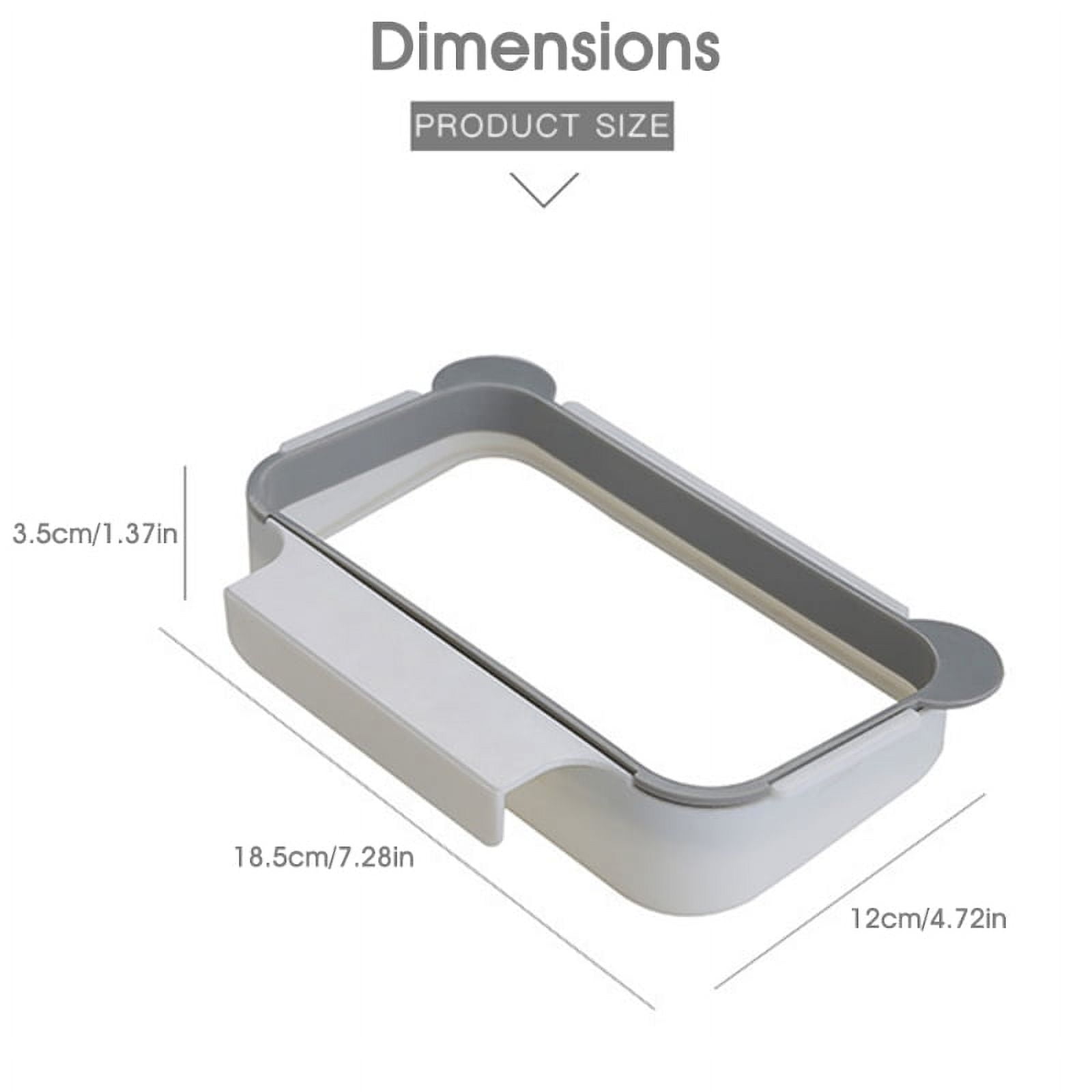 Foldable Kitchen Trash Can Trash Bin Hanging Trash Garbage Bag Waste ...