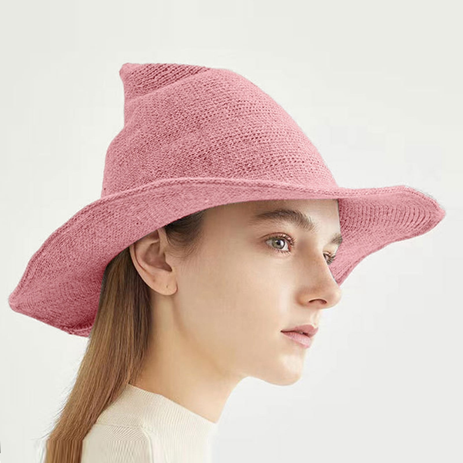 Foldable Knit Pointed Witch Hat For Choice Witch Accessory Texas Hat ...