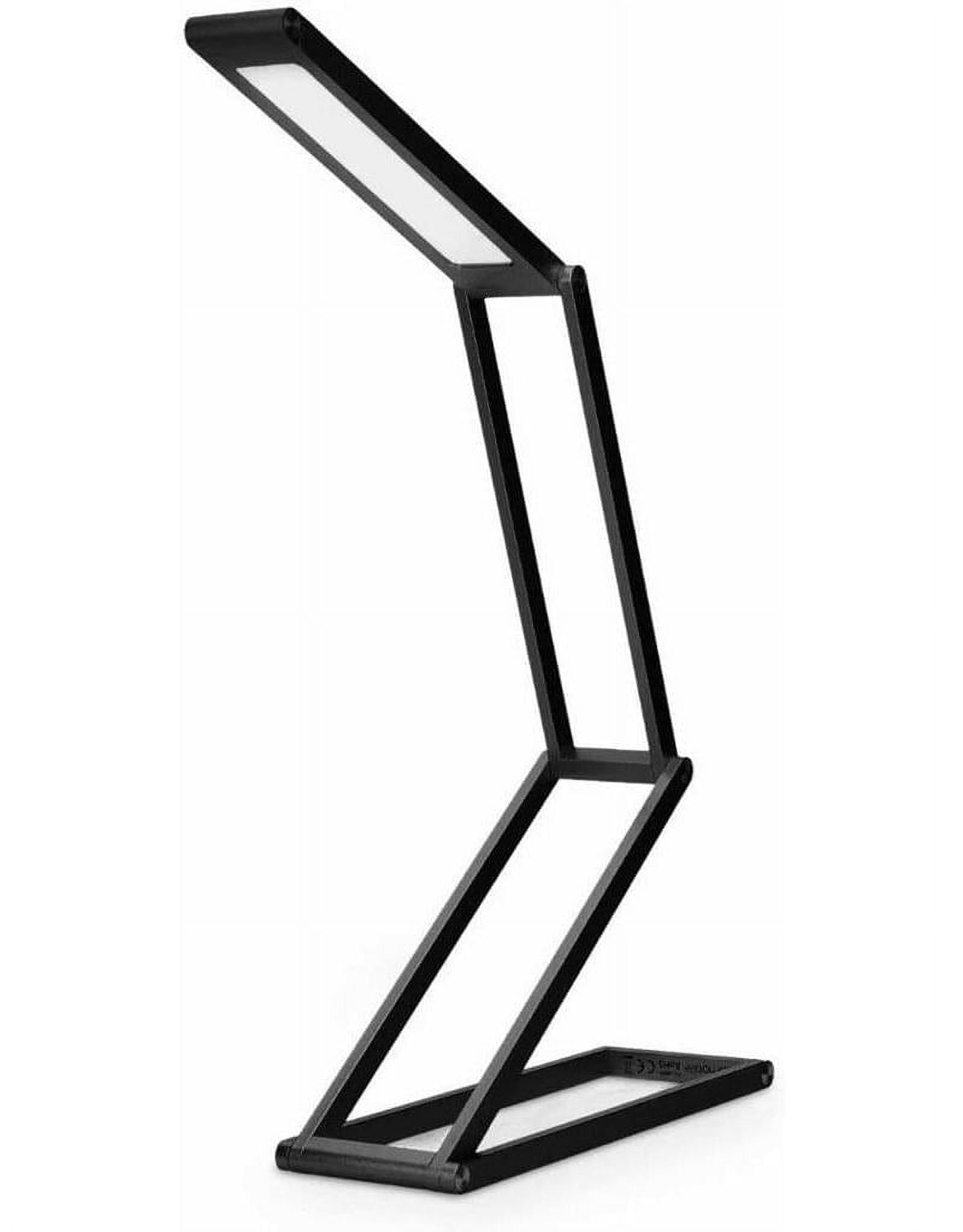 Foldable LED Desk Lamp, Dimmable Office Lamp with USB Charging Port ...