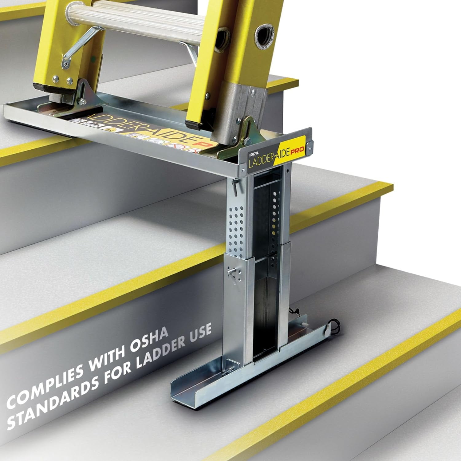 Foldable Ladder-Aide PRO: Fits Steps 4.921" to 7.875" High, Ladder ...