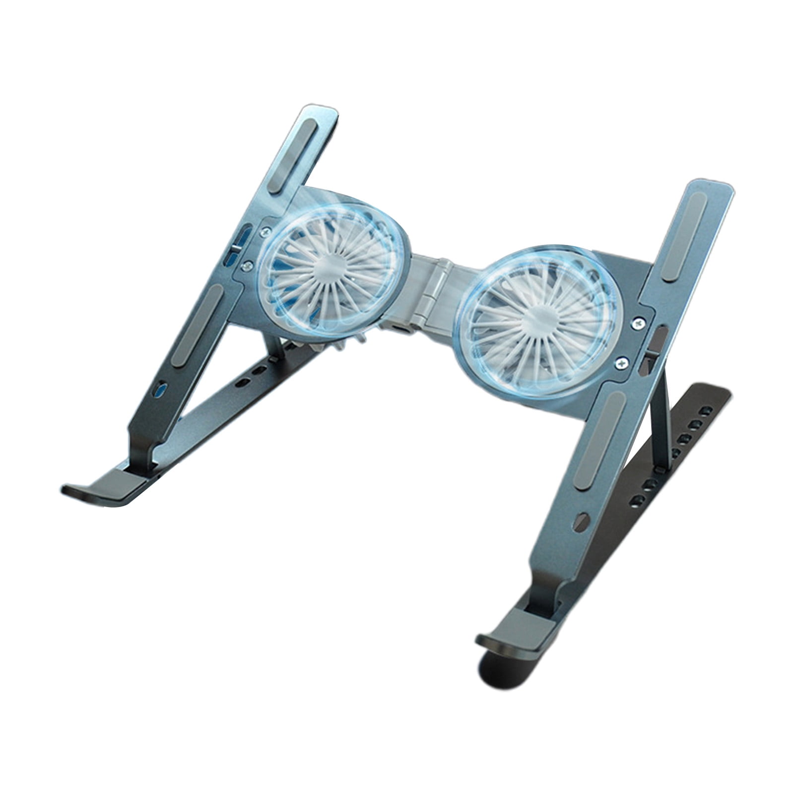 Foldable Laptop Cooling Stand with Double Fans USB Notebook Cooler Pad ...