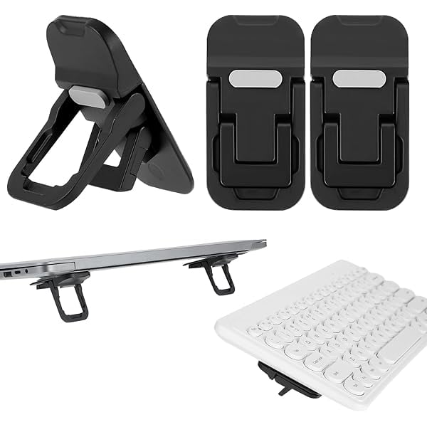 Foldable Laptop Riser Portable Keyboard Stand for Desk Ergonomic Mini ...