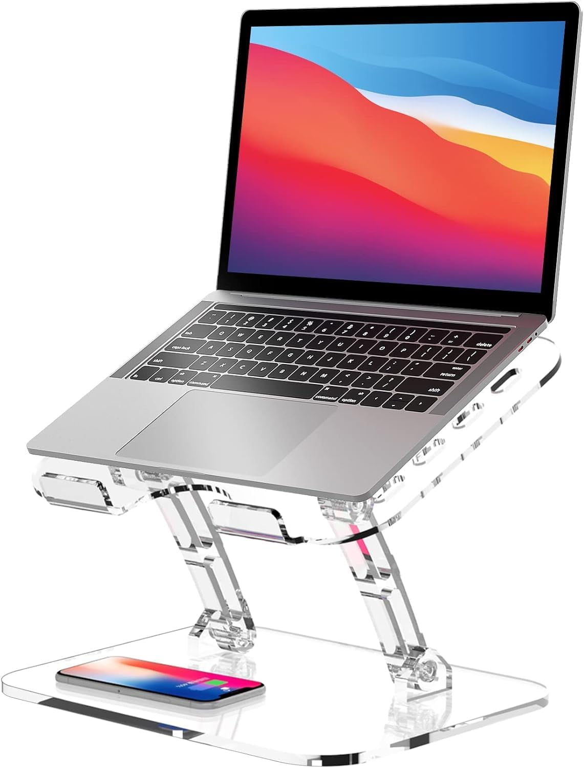 Foldable Laptop Stand, Portable Ergonomic Computer Stand for Laptop ...