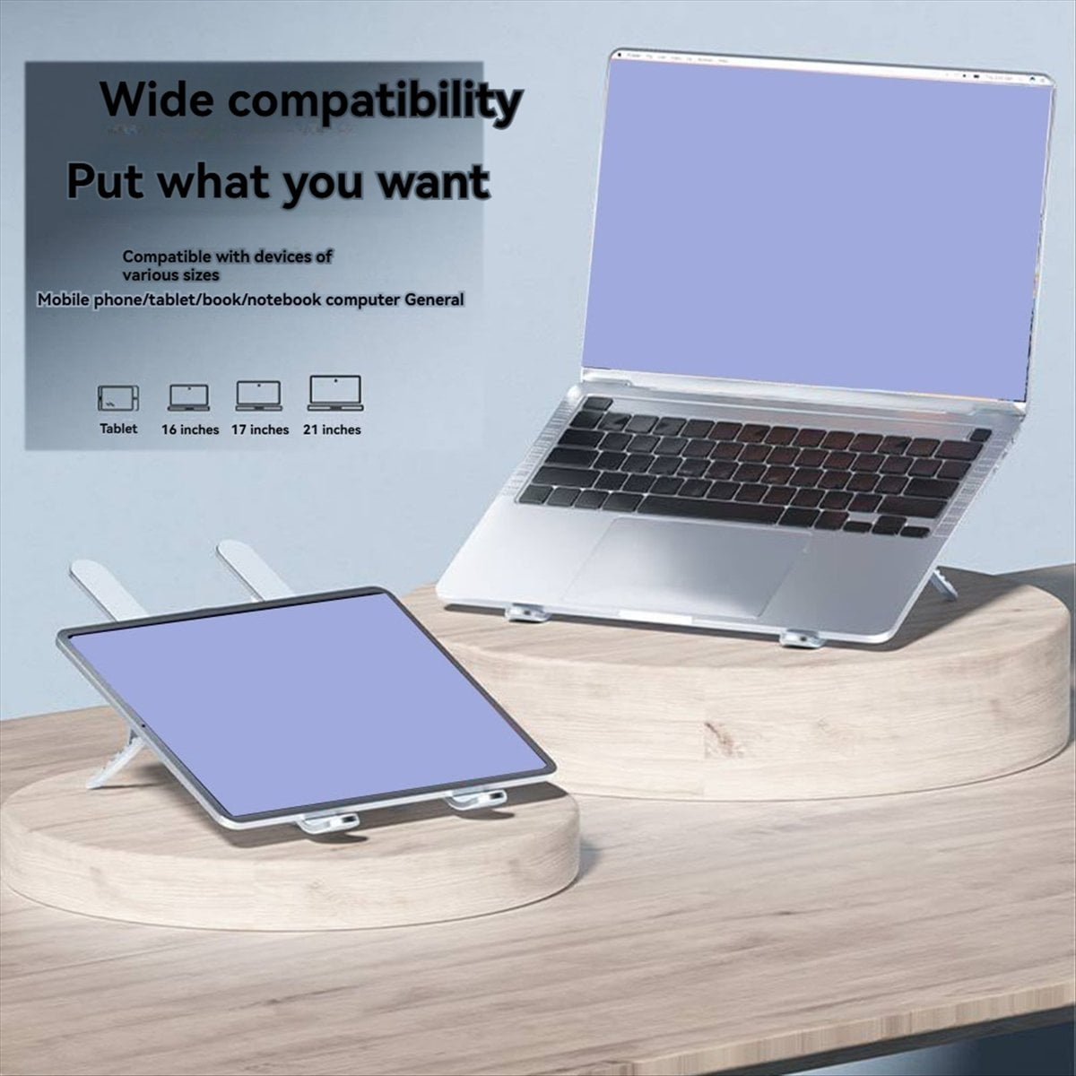 Foldable Laptop Stand with Cooling Fan, Cooler Pad for Tablet ...
