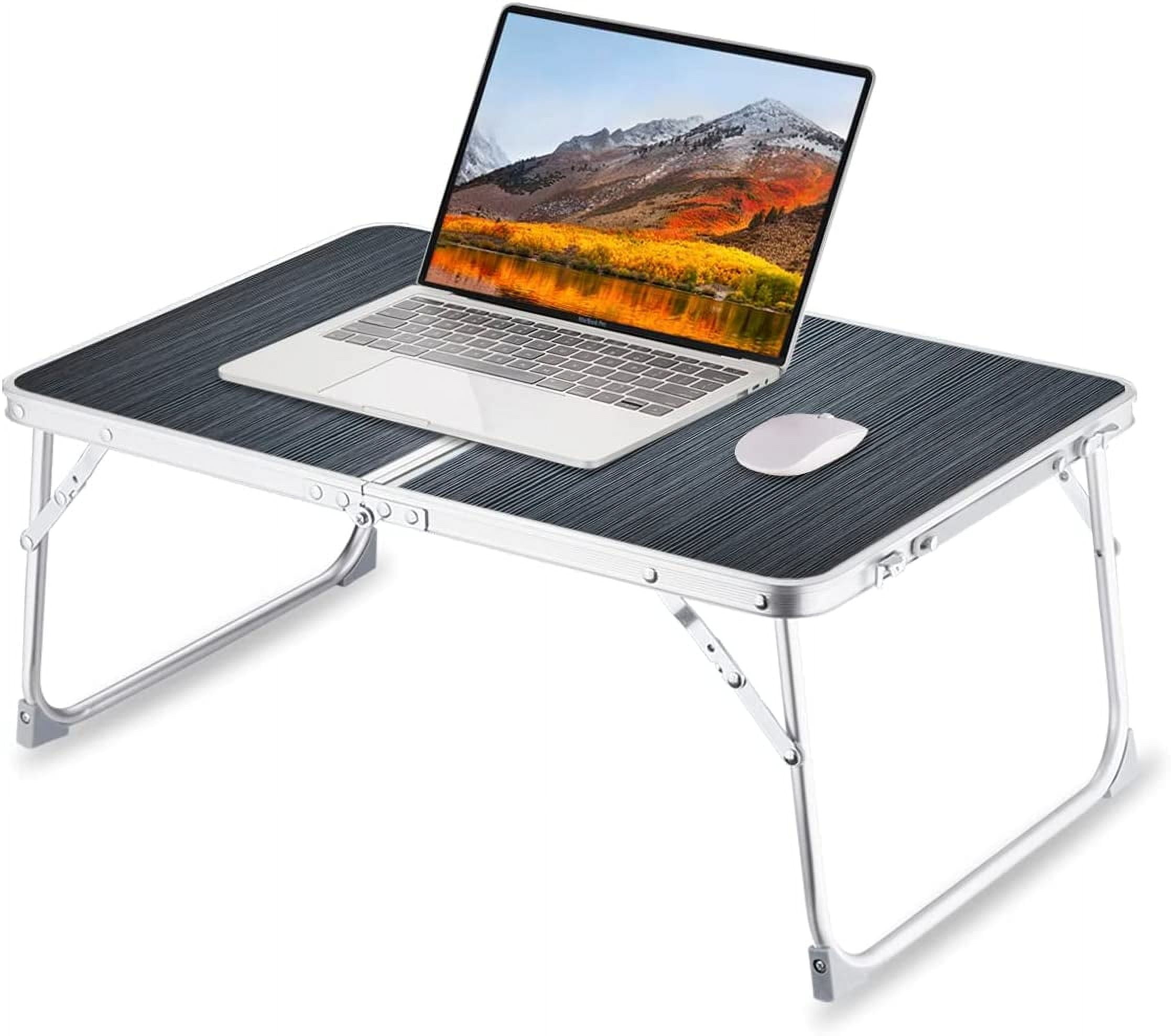 Foldable Laptop Table for Bed, Lap Desk Bed Desk, Breakfast Serving Bed ...