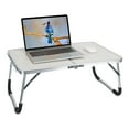 iMounTEK Foldable Laptop Table, Adjustable Portable Bed Desk, Snack ...