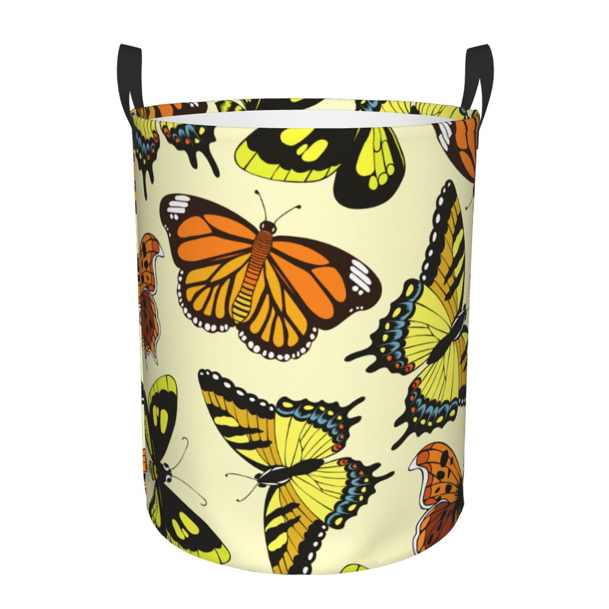Foldable Laundry Basket for Dirty Clothes Monarch Butterfly Storage ...
