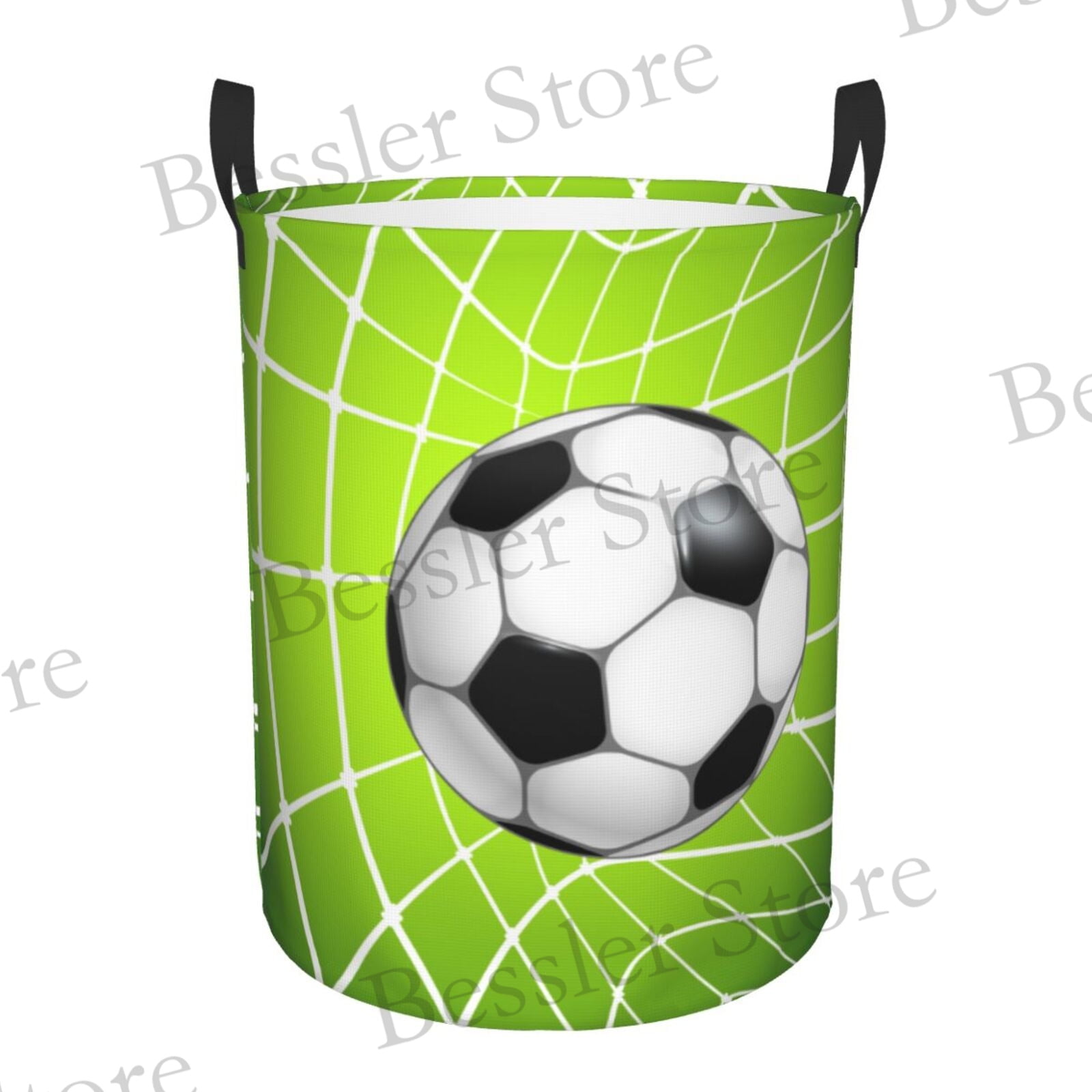 Foldable Laundry Basket for Dirty Clothes Soccer Balls Sport Football ...
