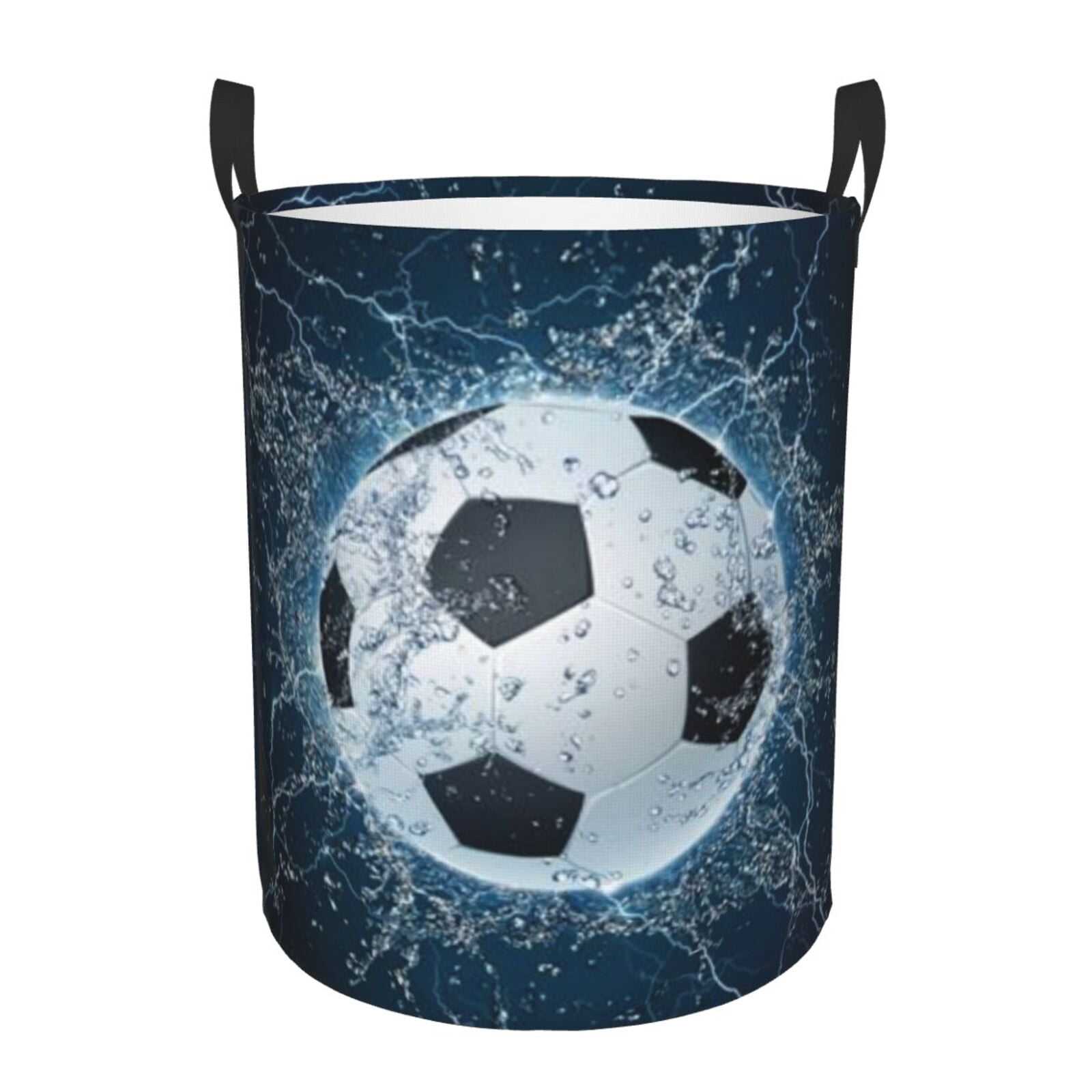 Foldable Laundry Basket for Dirty Clothes Soccer Balls Sport Football ...
