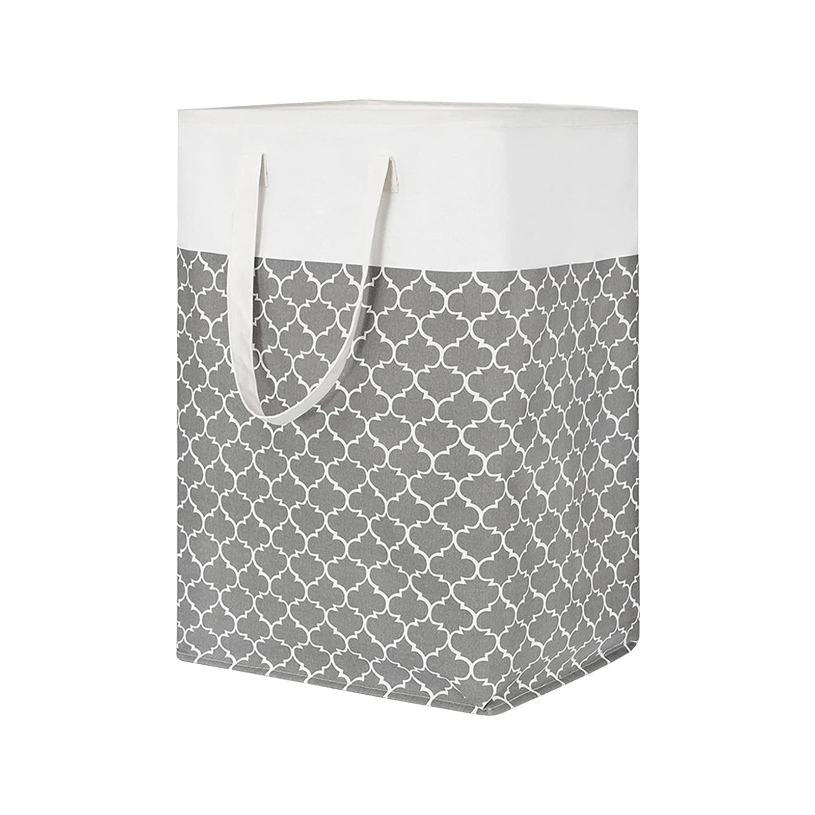 Foldable Laundry Basket with Long And Short Handles, 75L Large Capacity ...