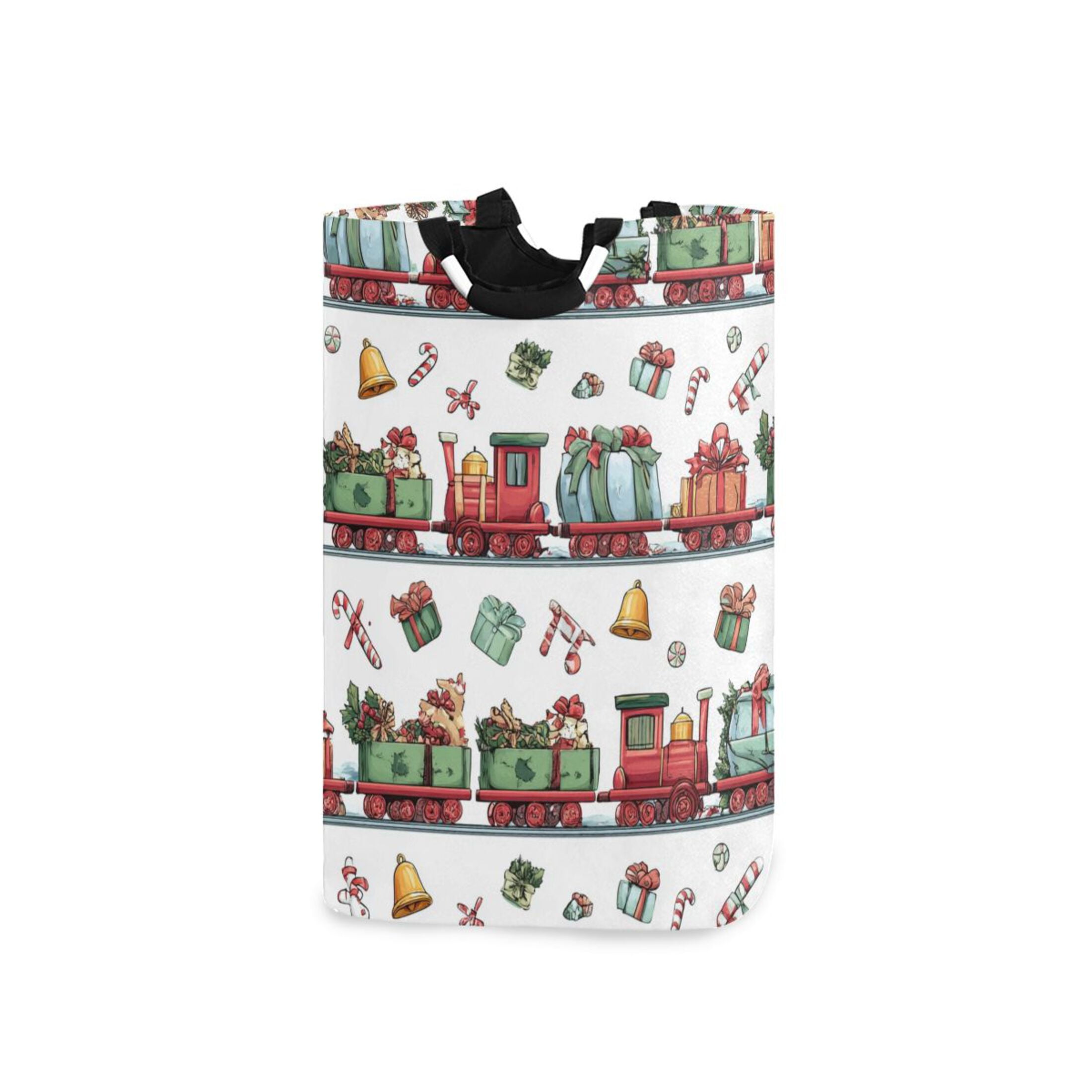 Foldable Laundry Hamper Bag with Handles Dirty Clothes Basket 12.6" x ...