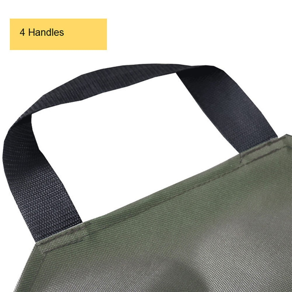 Foldable Leaf Bag Garden Garbage Collection Mat With Handle Leaf ...