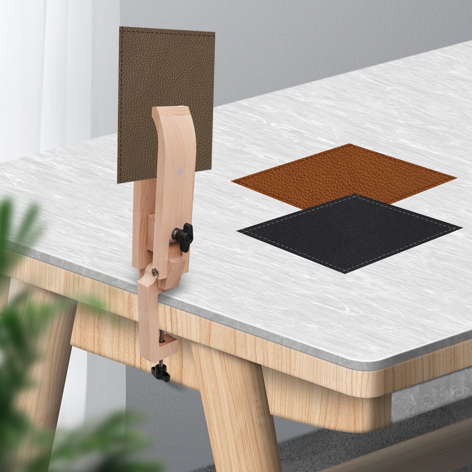 Foldable Leather Craft Stitching Fixing Clamp Hand Table Stitching ...