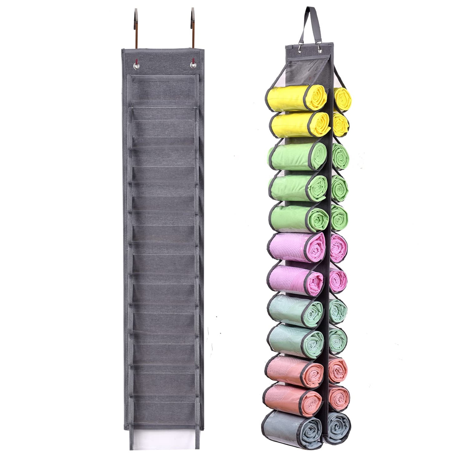 Foldable Leggings Organizer Clothes Portable Closets Roll Holder with ...