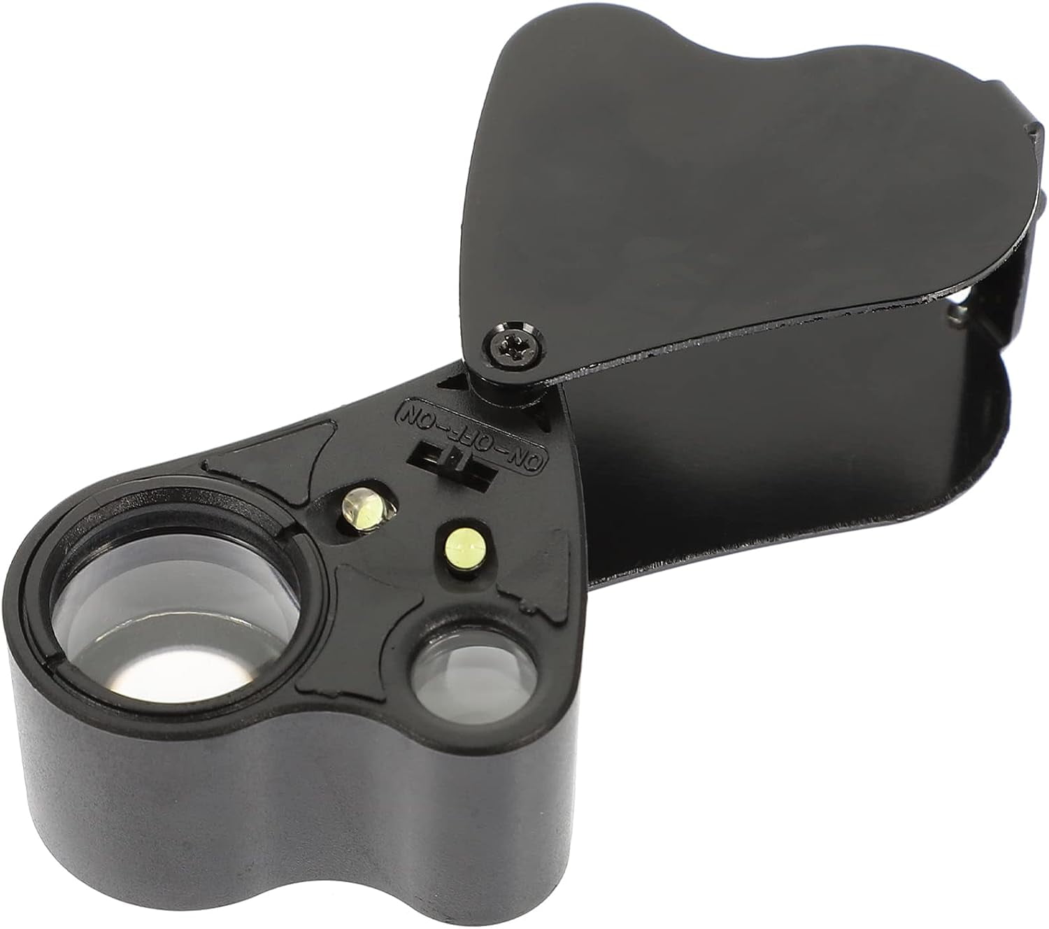 Foldable Light Metal Stamp Microscope Desktop Textile Optical Eye for ...