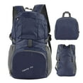 Foldable, Lightweight Outdoor Daypack for Travel & Sports (Dark Blue ...