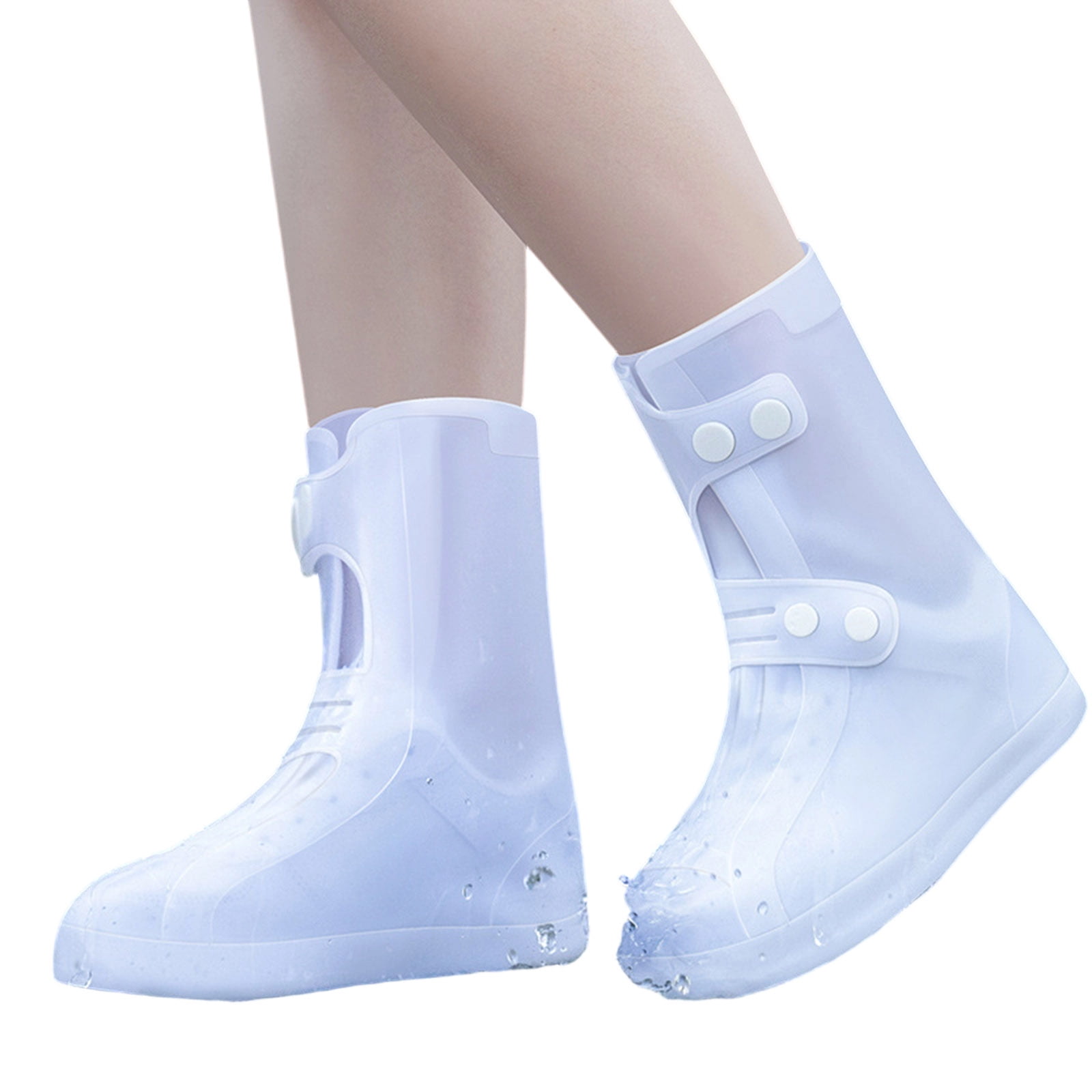 Foldable Lightweight Rain Boot Covers Antislip Soles Adjustable Rain ...