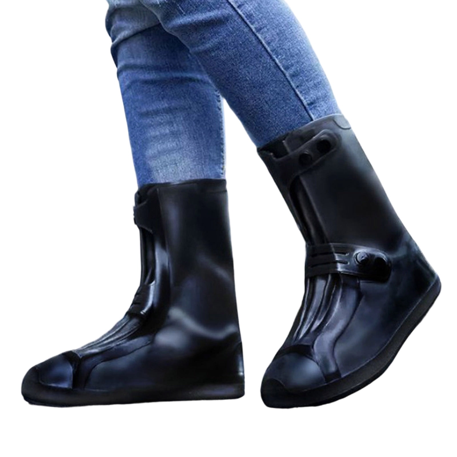 Foldable Lightweight Rain Boot Covers Antislip Soles Adjustable Rain ...
