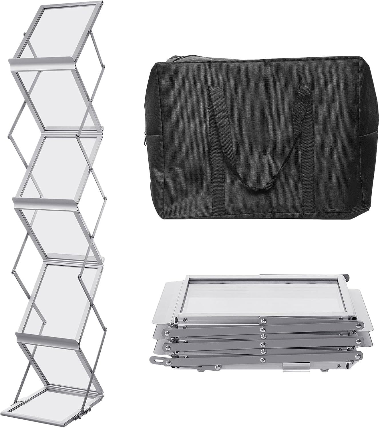 Foldable Literature Catalog Rack | Magazines Display Stand Holder ...