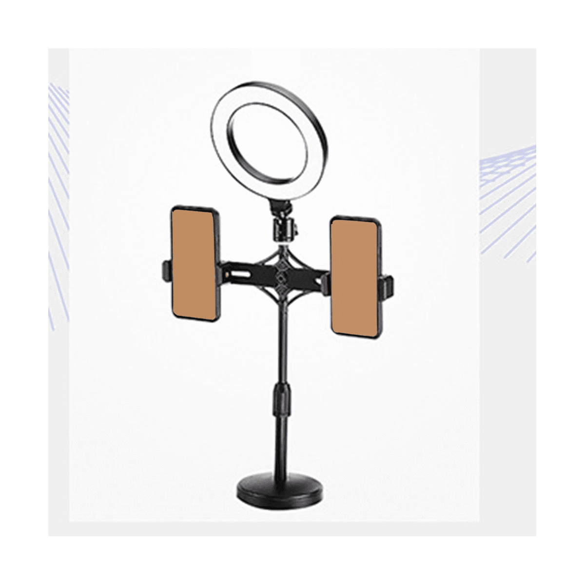 Foldable Live Desktop Microphone Metal Stand with Built-In Spring ...