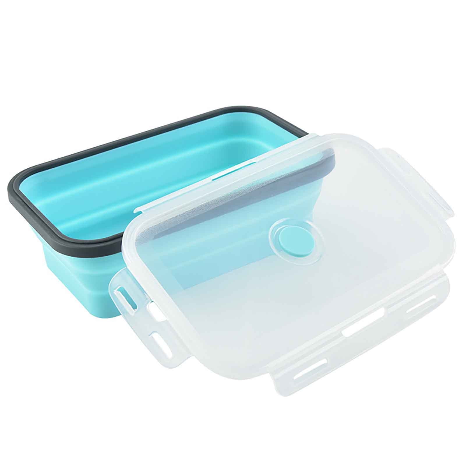 Foldable Lunch Box | Portable Retractable Food Container | Microwave ...