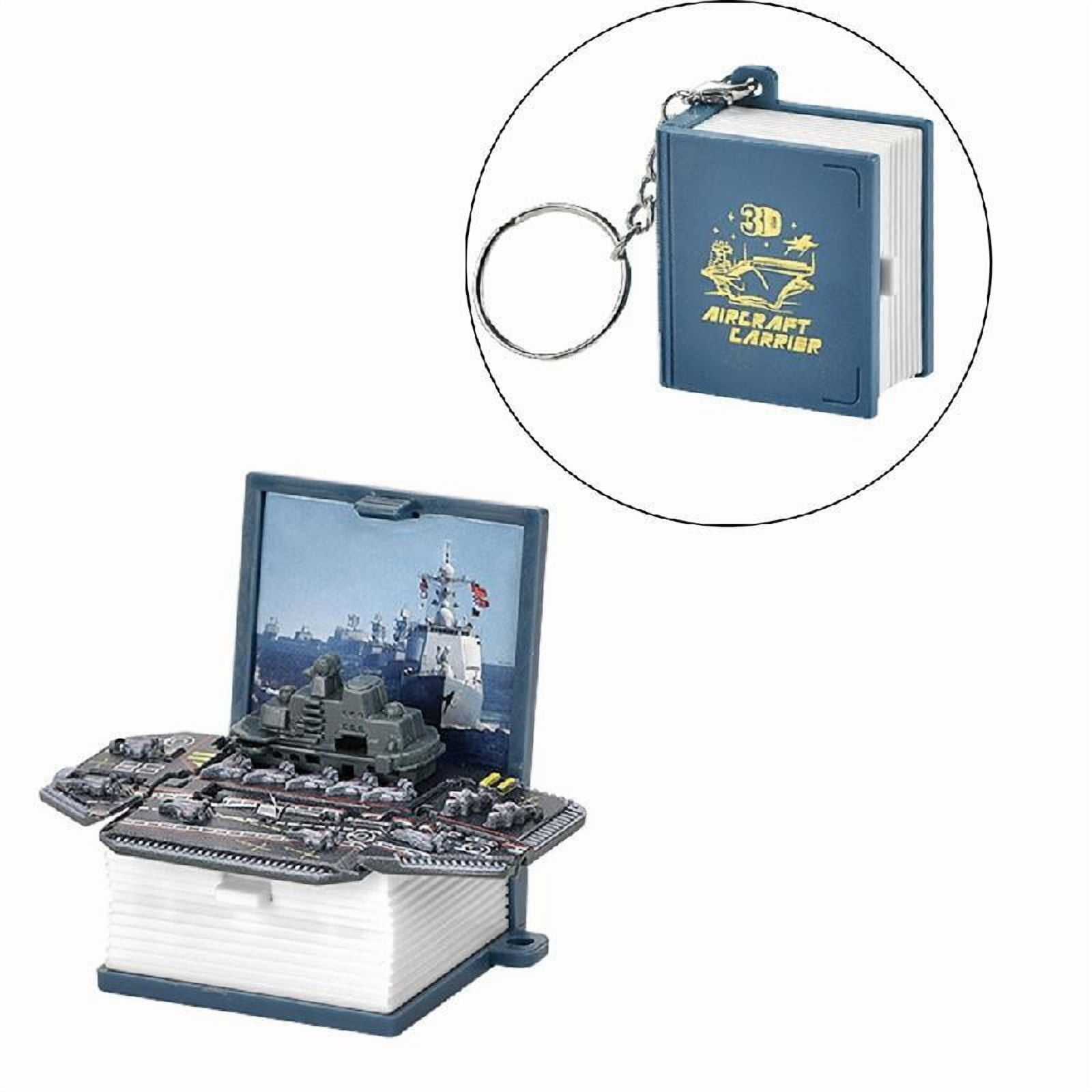 Foldable Magic Book Keychain Handheld Game Pop-Up Toy Folding 3D ...