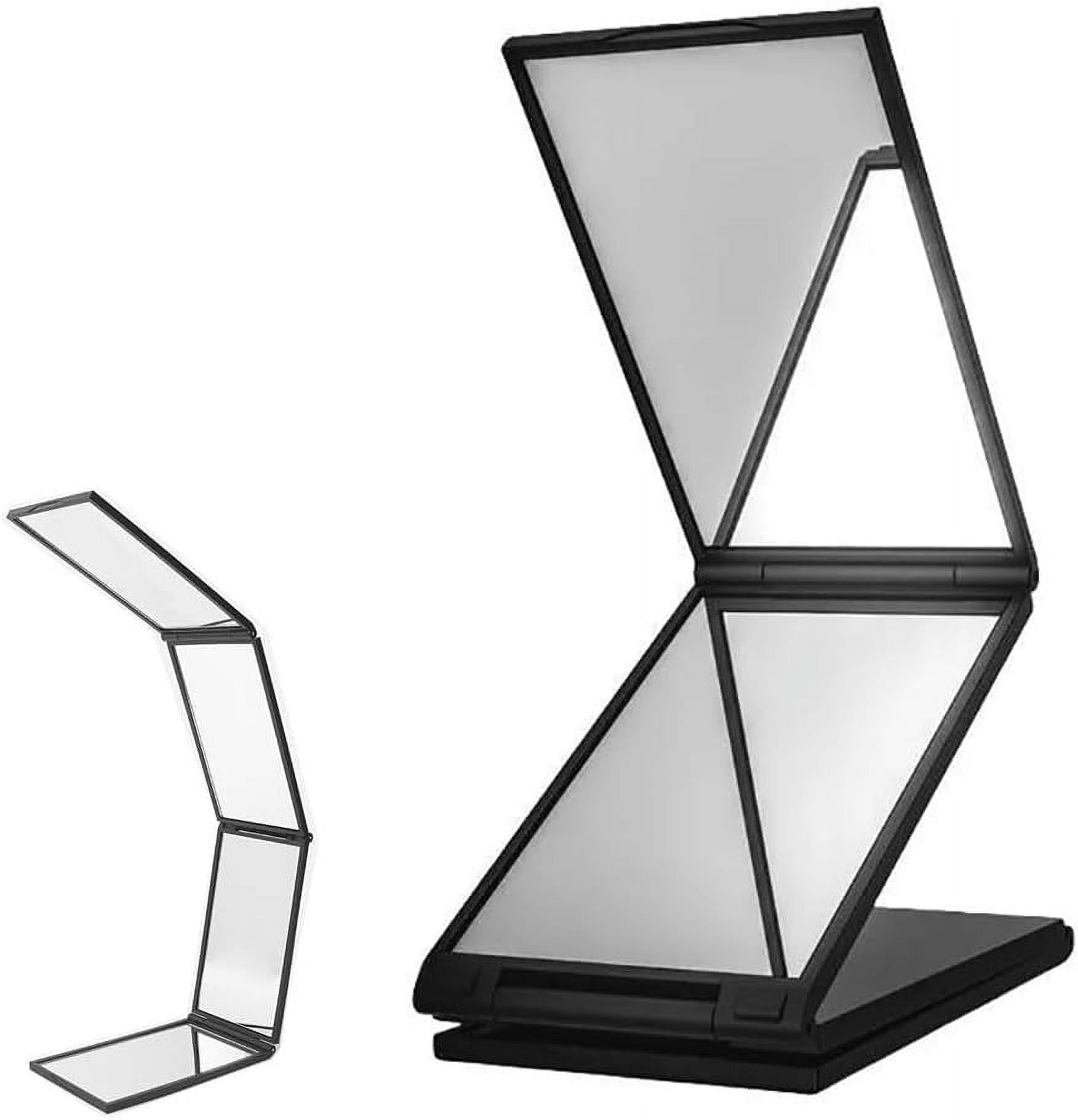 Foldable Makeup Mirror, 4 Way Mirror, 360 Degree Handheld Desktop ...