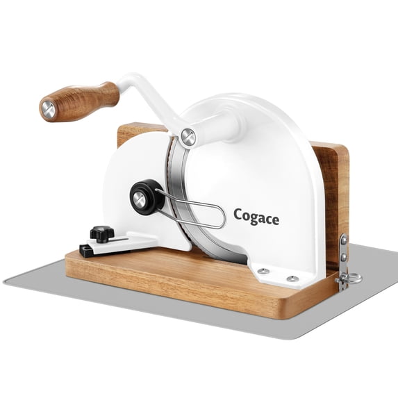 Foldable Manual Bread & Meat Slicer with German RSG Blade, Adjustable ...