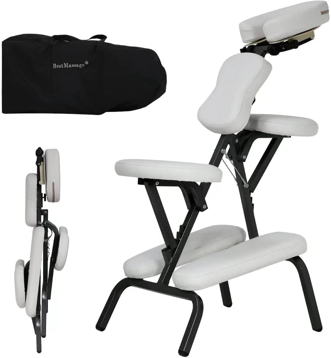 Dkeli Foldable Massage Chair Portable Adjustable Tattoo Spa Therapy ...