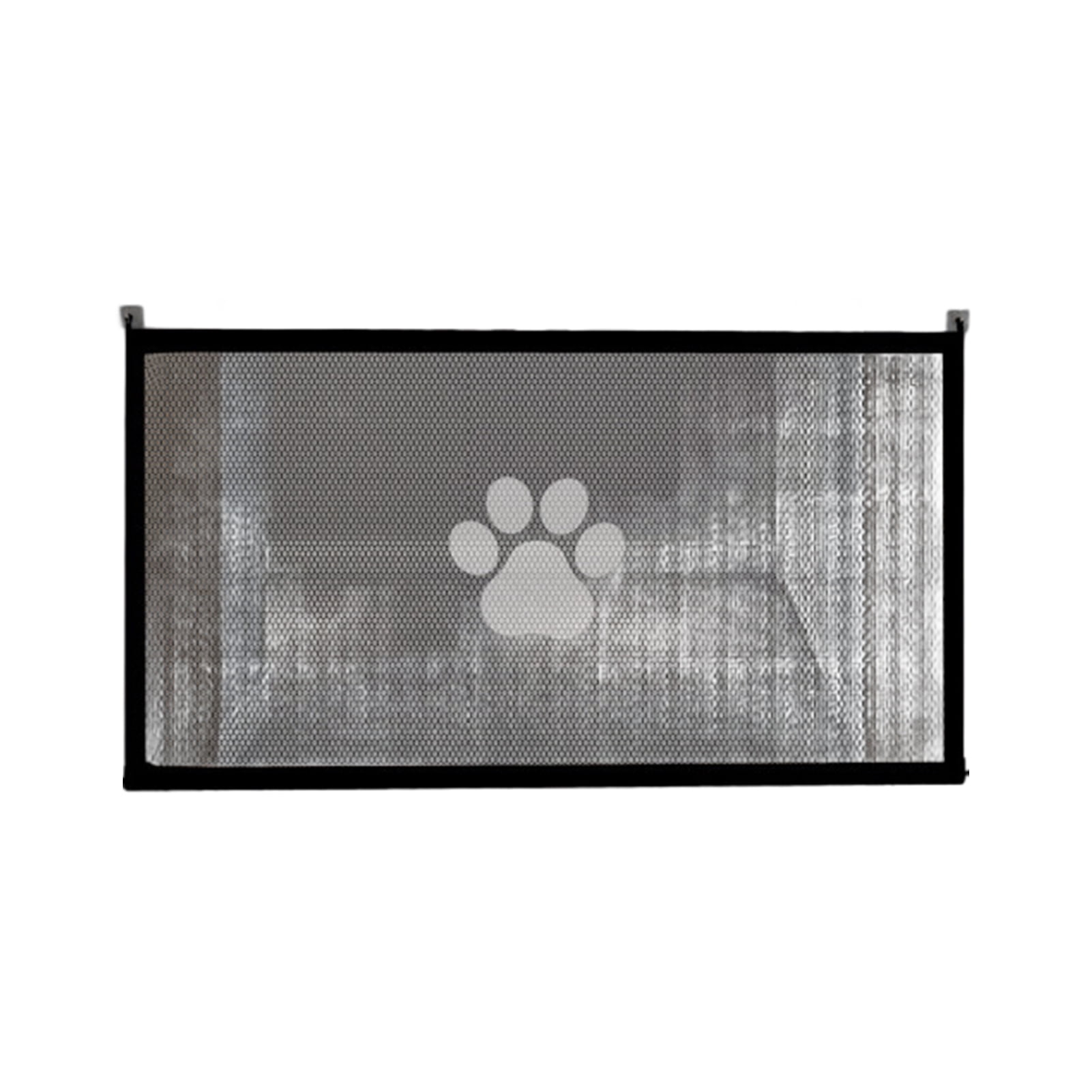 Foldable Mesh Dog Gate Indoor No Drill Pet Gates Portable Puppy Guard ...