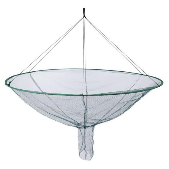 Foldable Mesh Fishing Net for Trapping Fish, Shrimp, and Crabs, Ideal ...