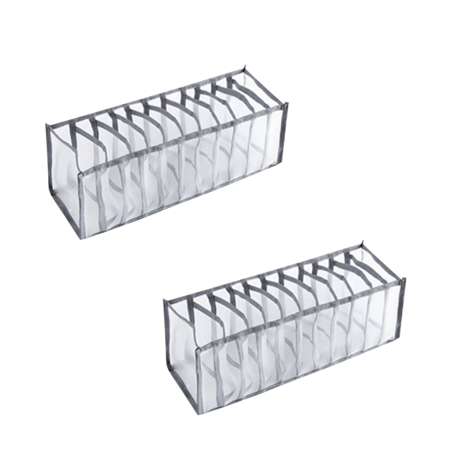 Foldable Mesh Underwear Storage Box, Nylon Dividers for Closet and ...